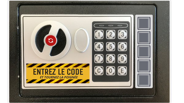 Coffre-fort à 5 chiffres