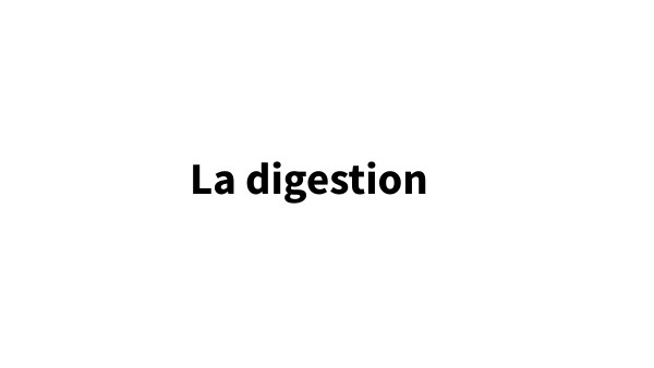 La digestion (expériences) | Genially