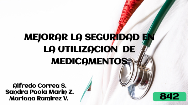 Seguridad en Medicamentos | Genially