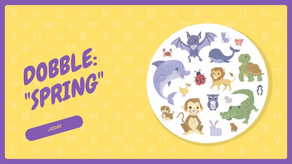 JUEGO DOBLES ANIMALES | Genially