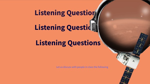 questions and writing process