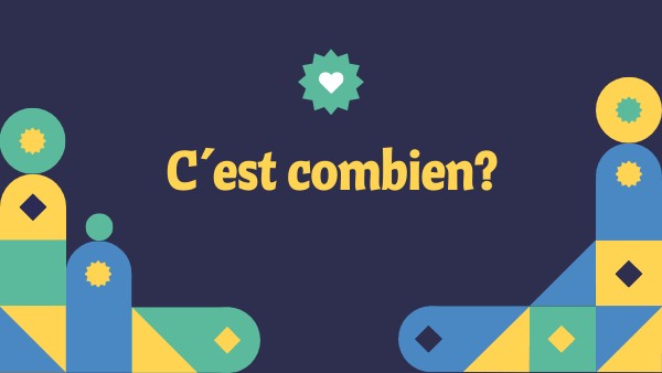 C´est combien?