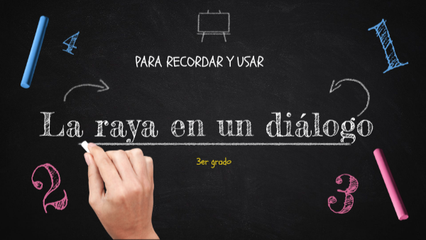 la raya de diálogo | Genially