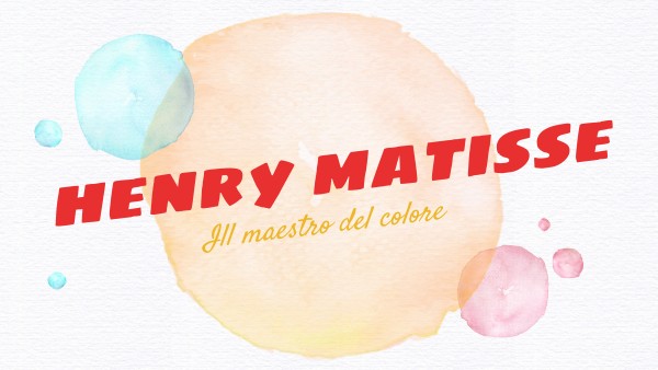 HENRY MATISSE | Genially