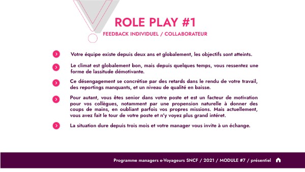 ROLE PLAY #1 COLLABORATEUR