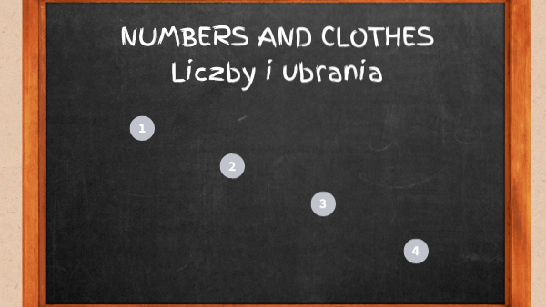 Clothes and numbers