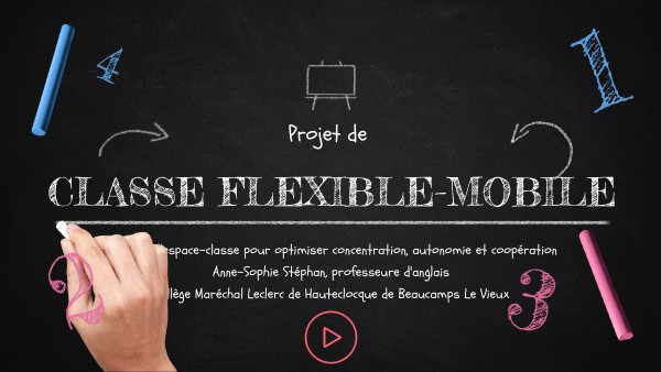 Expérimentation de classe flexible-mobile | Genially