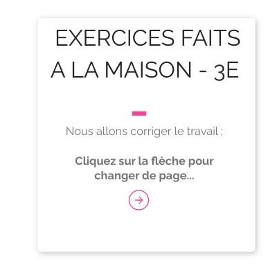 3E - Correction des exercices sur les propositions subordonnées