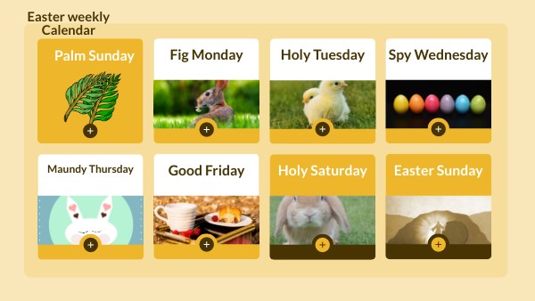 EASTER CALENDAR | Genially