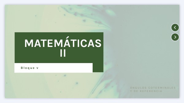 Mate II - Semana 14 | Genially