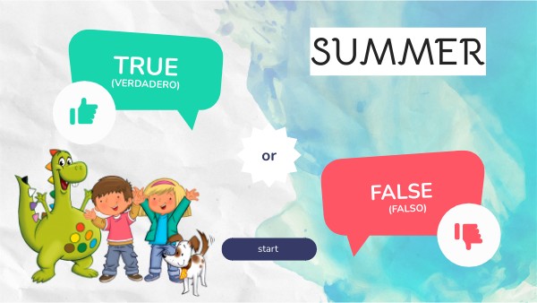 (3) TRUE OR FALSE SUMMER