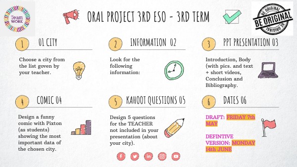 ORAL PROJECT 3rd ESO
