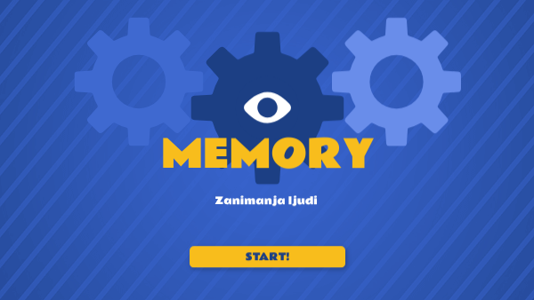 Memory zanimanja | Genially