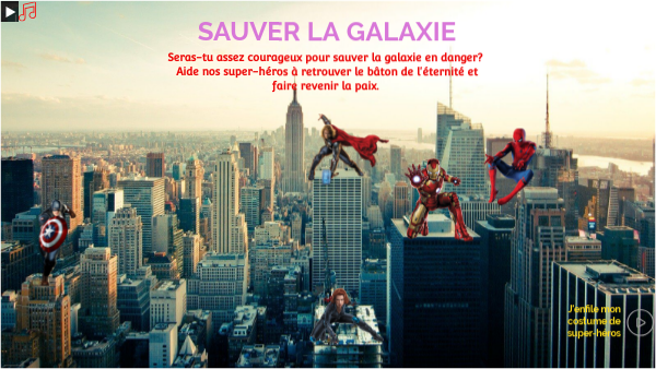 Sauver la galaxie | Genially