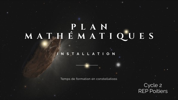 Plan maths cycle 2 REP | Genially