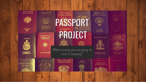 PASSPORT JANUARY | Genially