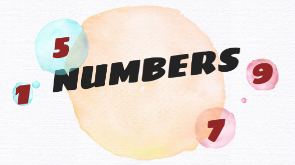 NUMBERS | Genially