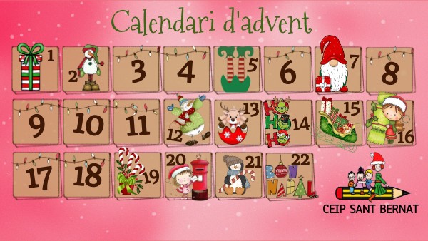 CALENDARI D'ADVENT DEL SANTBER
