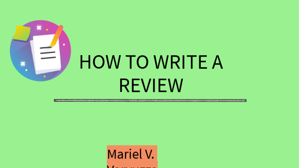 Copy - How to write a Review B2