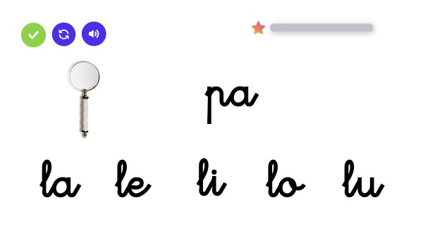 Arrastrar las sílabas con letra l | Genially