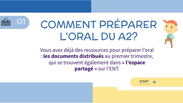 Comment préparer l'oral du A2?