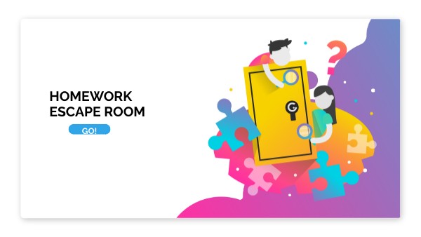 HOMEWORK ESCAPE ROOM! | Genially