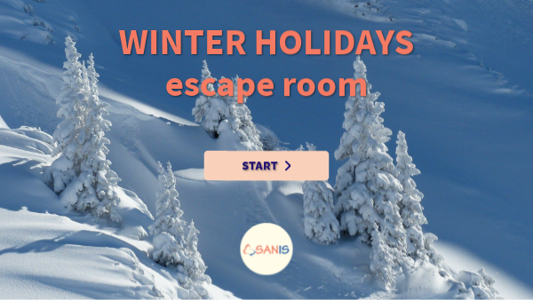 winter holidays escape room | Genially