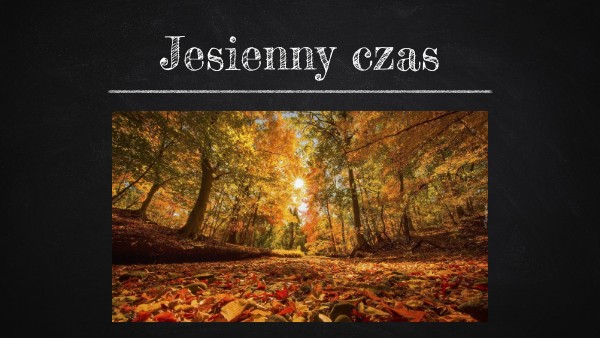 Jesienny czas