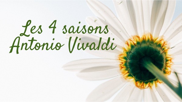 Les 4 saisons | Genially