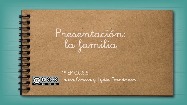 PRESENTACIÓN.La familia 1º EP | Genially