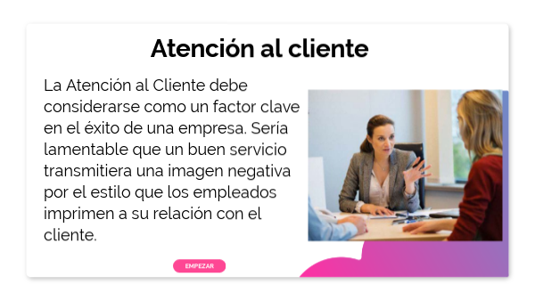 Atención al cliente | Genially