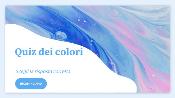 Quiz dei colori | Genially