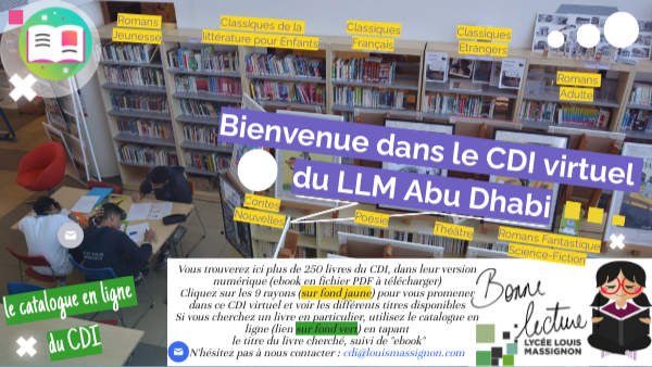 CDI virtuel du LLM Abu Dhabi | Genially