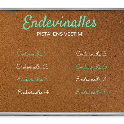 Endevinalles ens vestim | Genially