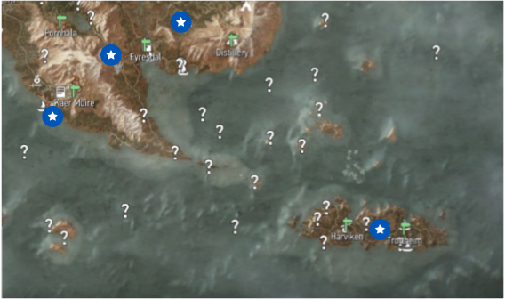 Witcher 3 Skellige Map