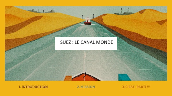 Les aventures de l'EVER-GIVEN | Genially