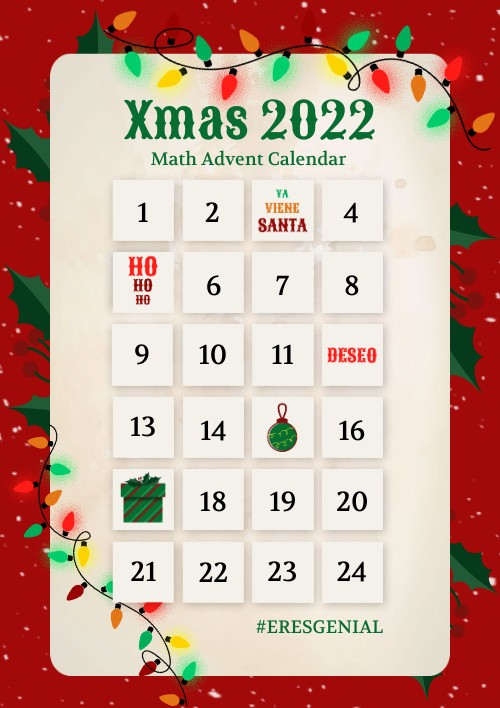 MATH ADVENT CALENDAR