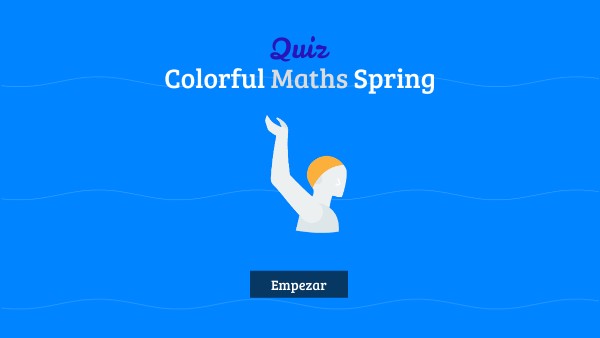 QUIZ 4 Colorful Maths Spring | Genially
