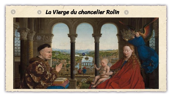 La Vierge du chancelier Rolin trait