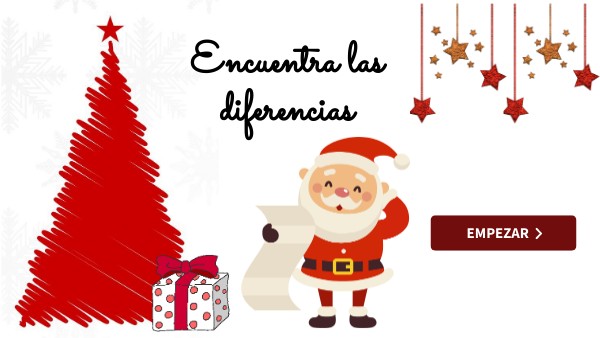 Encuentra diferencias. NAVIDAD