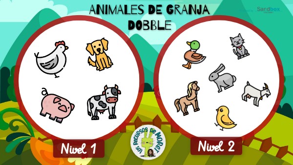 DOBBLE Animales de Granja | Genially