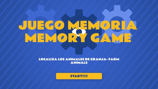 MEMORY GAME FARM ANIMALS | Genially
