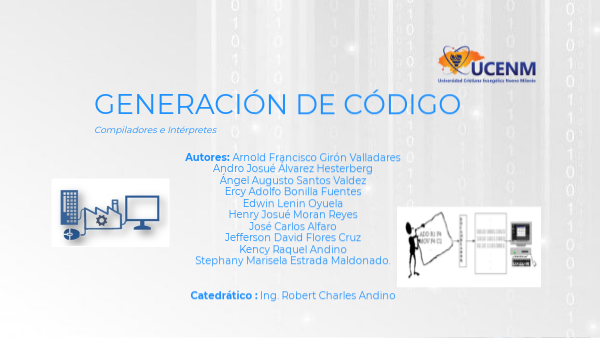 Generación de Código_UCENM