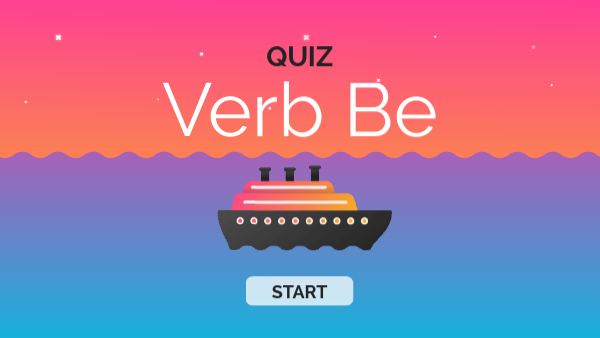 Verb be quiz | Genially