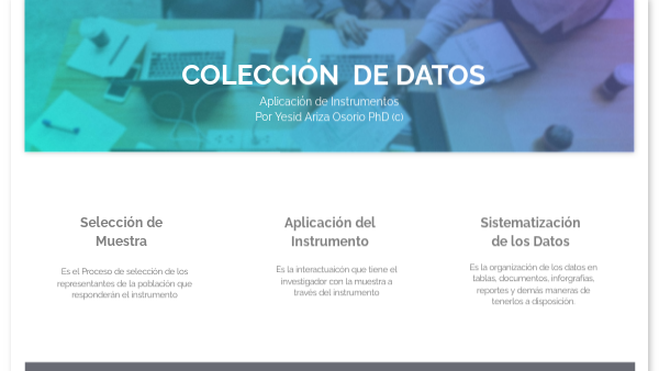 COLECCIÓN DE DATOS | Genially