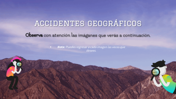 Accidentes Geográficos | Genially