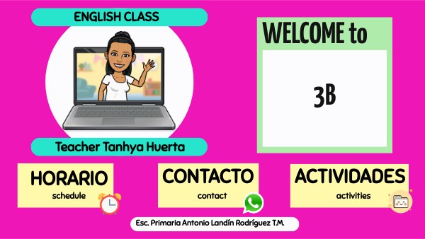 WELCOME 3B | Genially