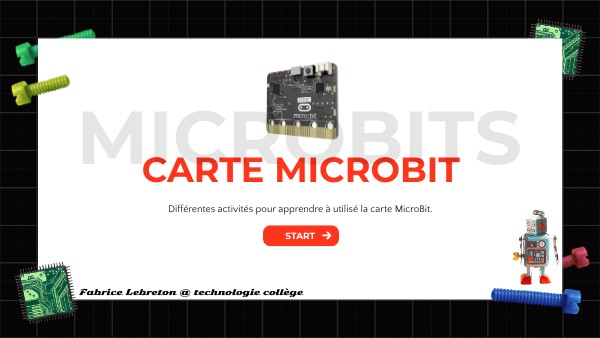 Carte MicroBit - Activités | Genially