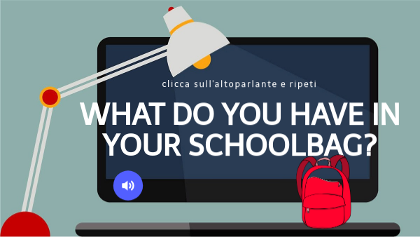 school objects | Genially