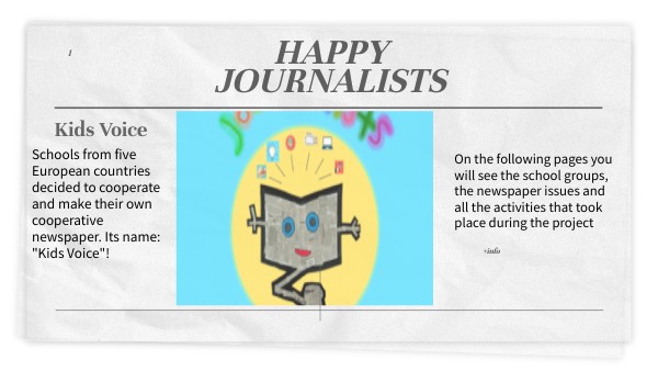 "Happy journalists" | Genially